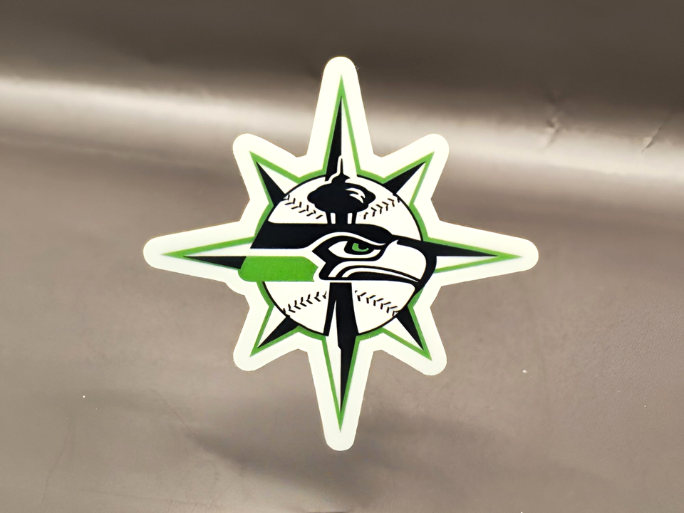 Football Inspired Stickers Washington 12th Man Go Hawks Seattle ...