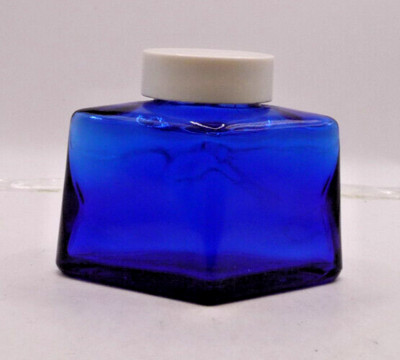 Parker Vintage Quink Bottled Ink--Cobalt Blue Bottle with no ink or ...
