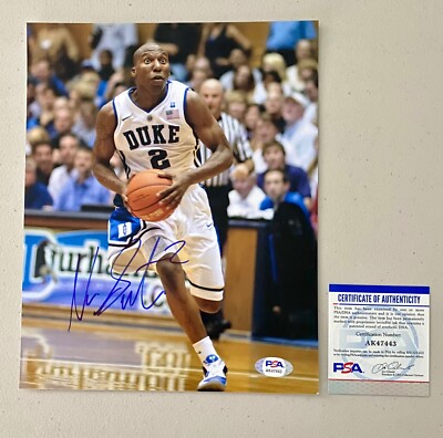 Nolan Smith Duke Bluedevils Legend Signed 8x10 Photo PSA COA RARE B | eBay