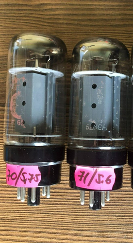 2x 6L6EH Electro Harmonix (6p3s-e, 1540, 6L6, 5881) Matched pair ...