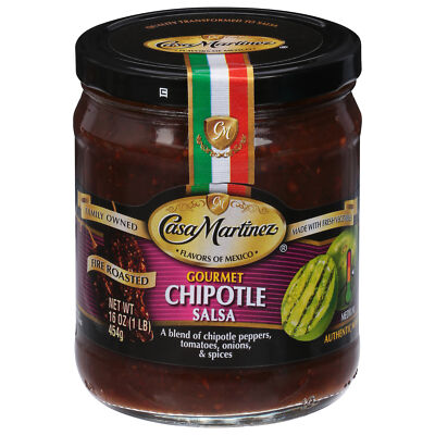 Casa Martinez Salsa Chipotle Fire Roasted 16 oz (Pack Of 6) | eBay