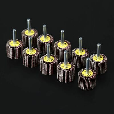 10pcs Sanding Flap Wheel Sandpaper Disc 80 Grit Grinding Polishing ...