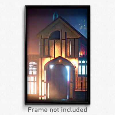Pixel Art Poster - Neglected Madhouse (8 Bit Psychedelic Video Game ...