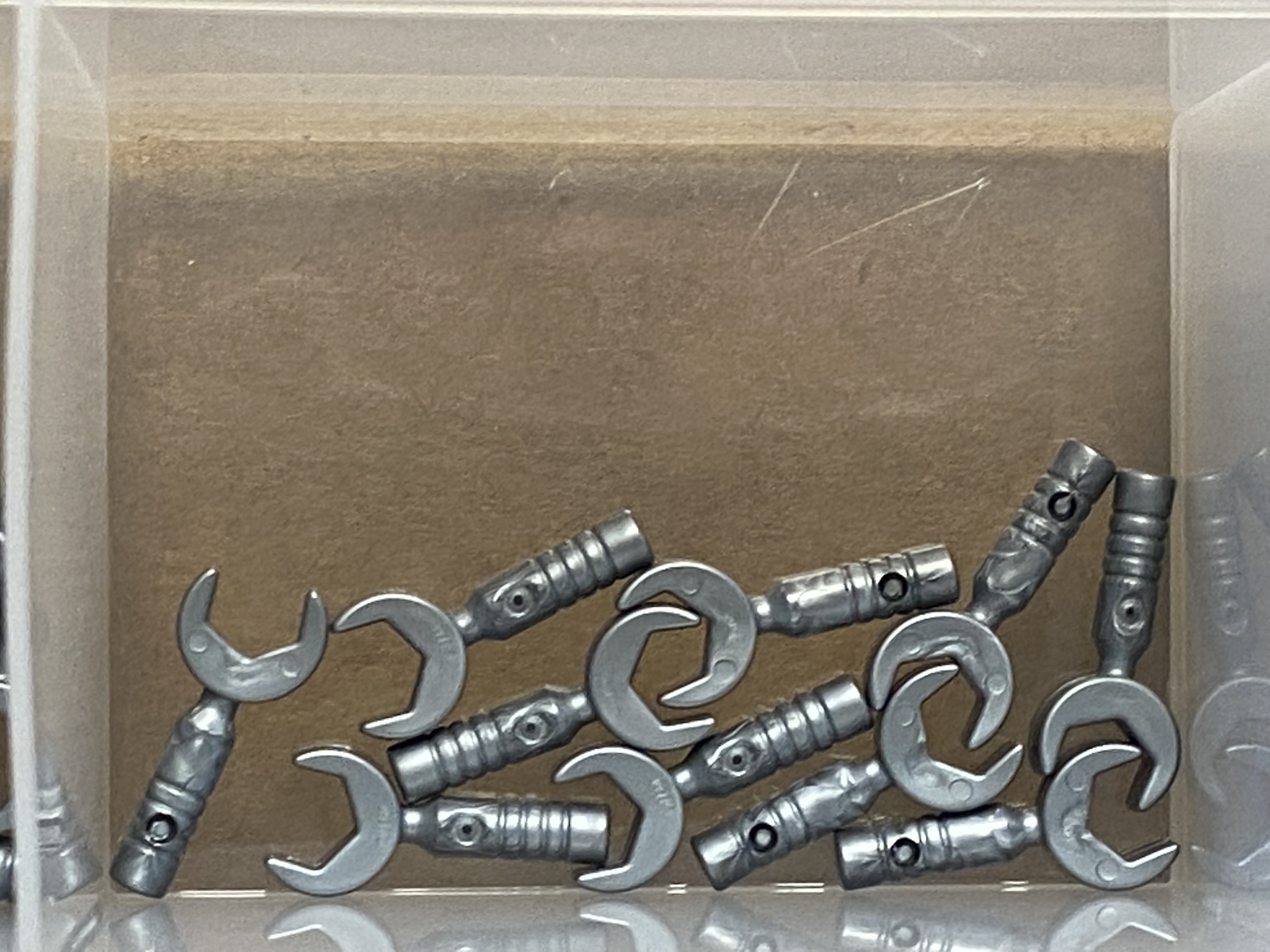 LEGO Parts - Flat Silver Minifigure Tool Open End Wrench - No 11402g ...