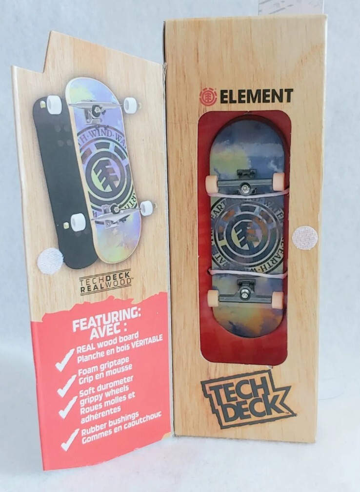 Tech Deck Performance Series ELEMENT Mini Wood Fingerboard Skateboard ...