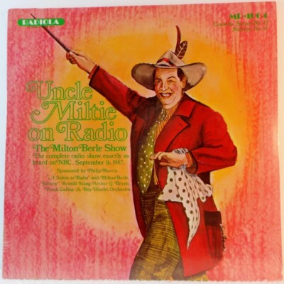 THE MILTON BERLE SHOW - Uncle Miltie on Radio (VINYL LP, 1976) **NEW ...