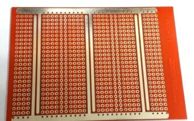 Universal PCB Laminate Board THT 71 x 99 mm 728 holes Ideal for IC's ...