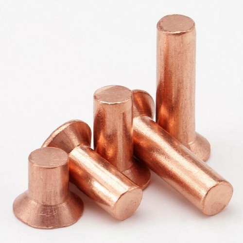 M2M2.5~M8 Copper percussion countersunk rivet Flat head solid rivets | eBay