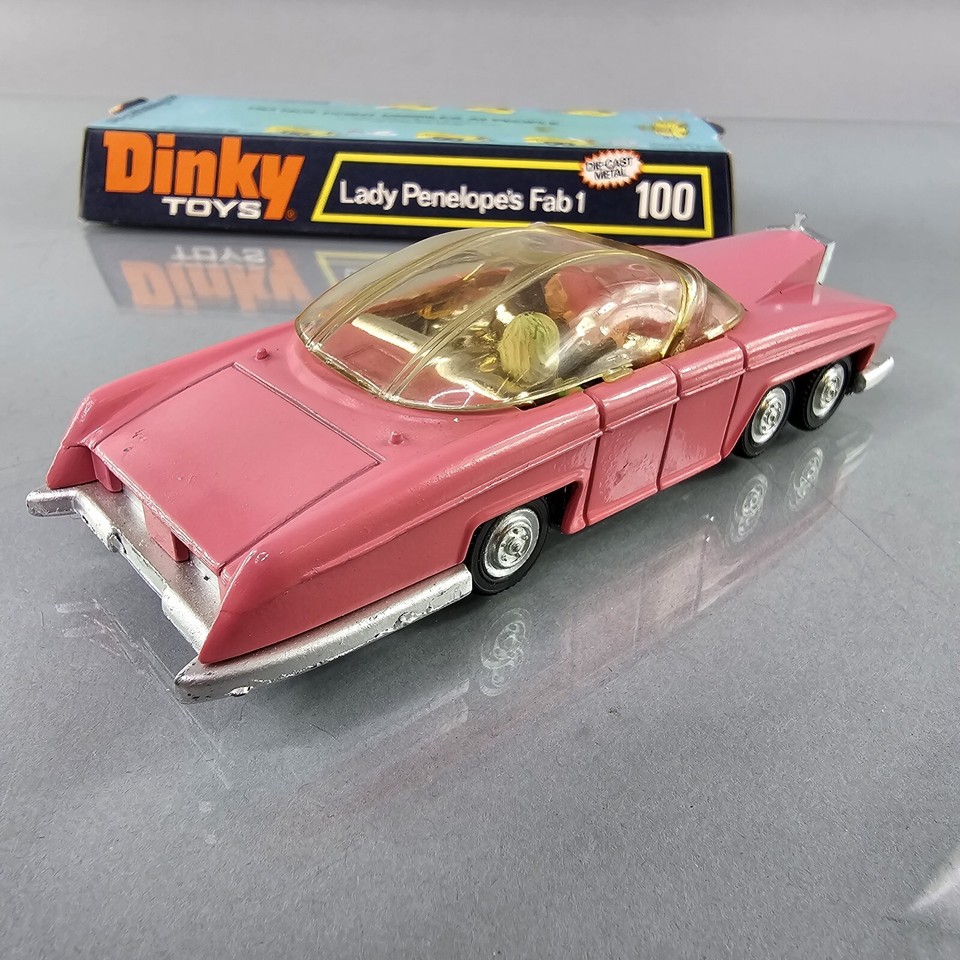 Dinky Toys Thunderbirds FAB 1 Lady Penelope’s Car Pink Diecast No. 100 ...