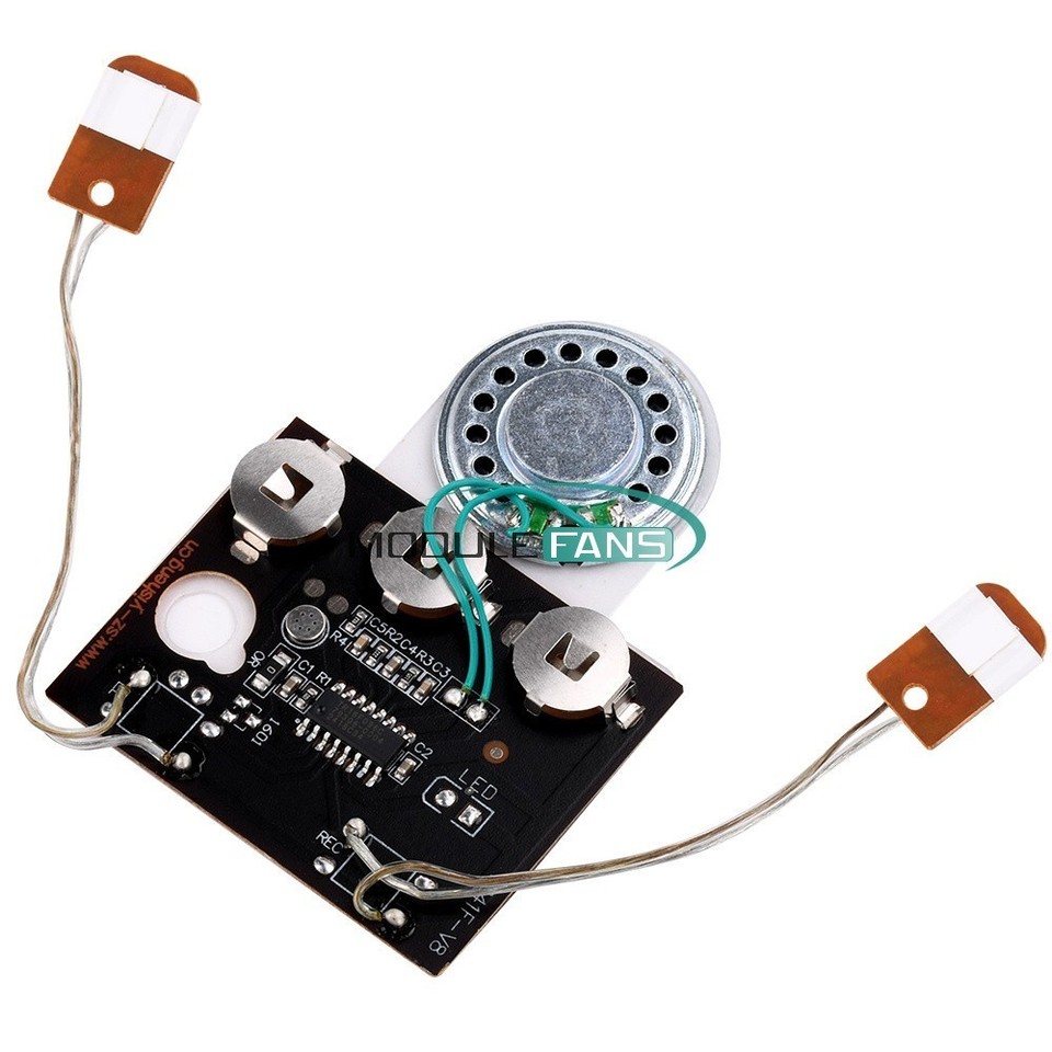30s Recordable Voice Chip Sound Module Musical DIY Greeting Card Music ...