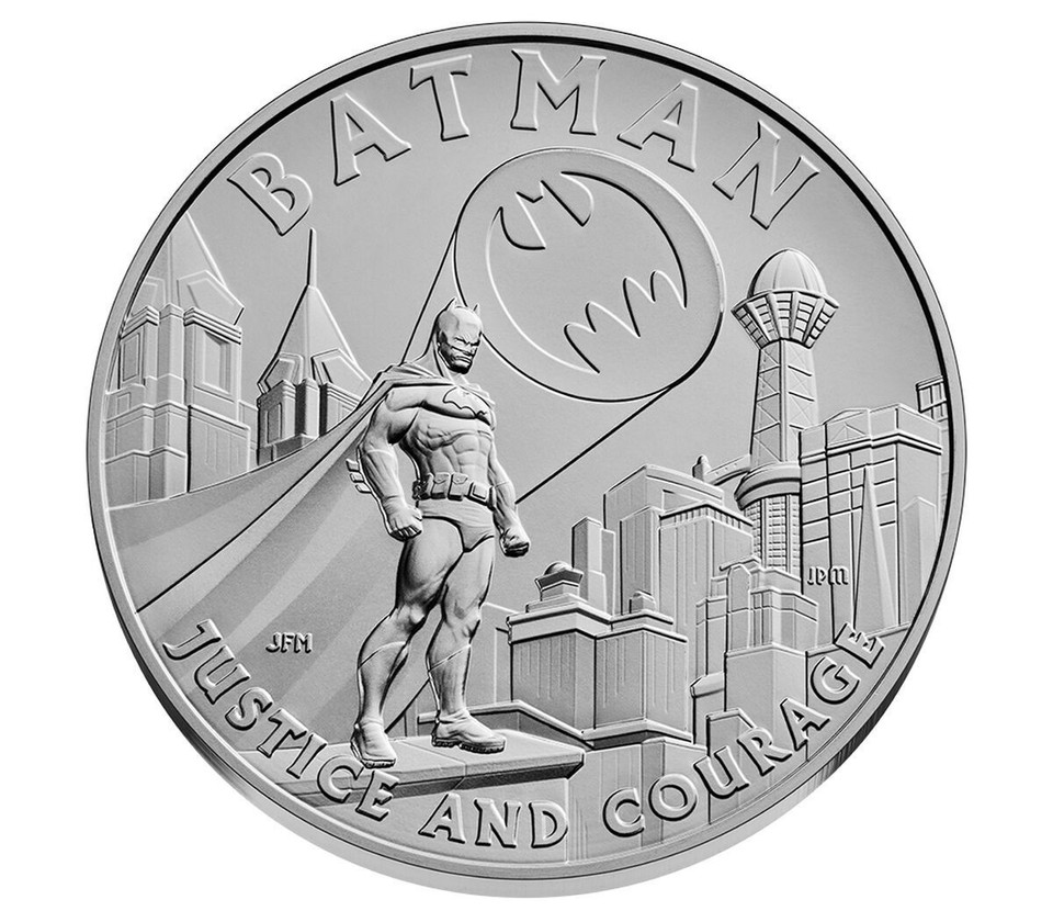 2026 BATMAN - Comic Art 1 oz. .999 Fine Silver Medal Round OGP & COA ...