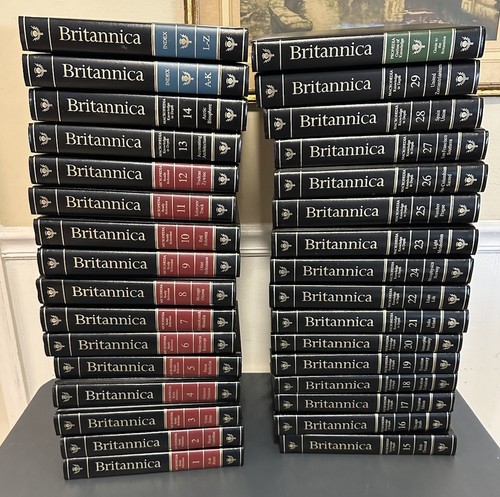 Encyclopedia Britannica Complete Full Set 15th Edition 32 Volumes 1991 | eBay