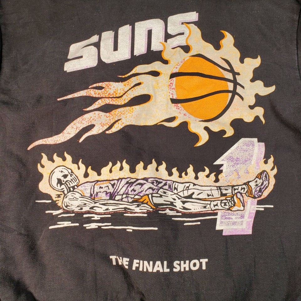 Warren Lotus x Suns Devin Booker Hoodie Mens Large Black NBA Pullover ...