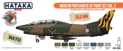 Hataka Hobby Paints MODERN PORTUGUESE AF COLORS #2 Orange Line Lacquer ...