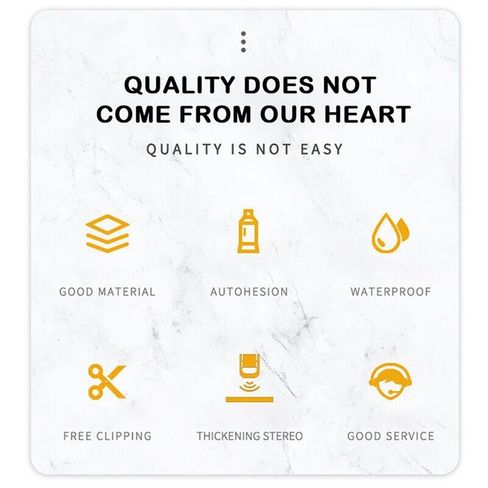 2.3M Self-Adhesive Wall Trim Line Skirting Border Decor Sticker/Wall ...