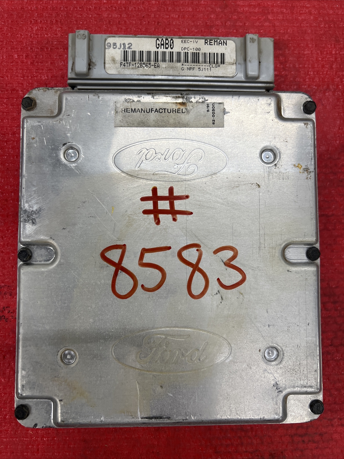 Ford F50 F350 Diesel 7.3 ECU ECM TCU TCM Computer F4tf-12b565 AA at 93 ...