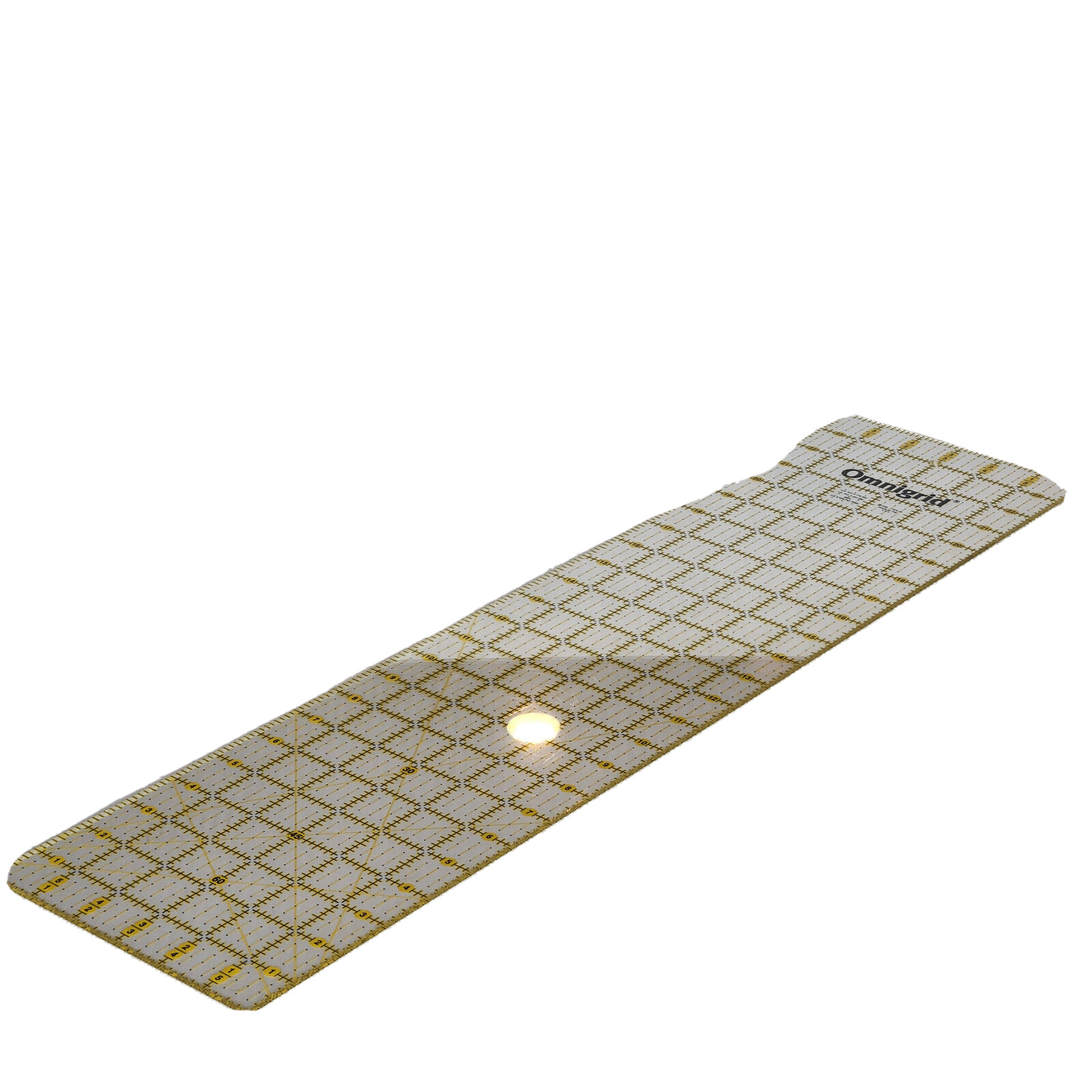 Omnigrid Quilt Ruler 24 Inches x 6 Inches Quilting Template Yellow ...
