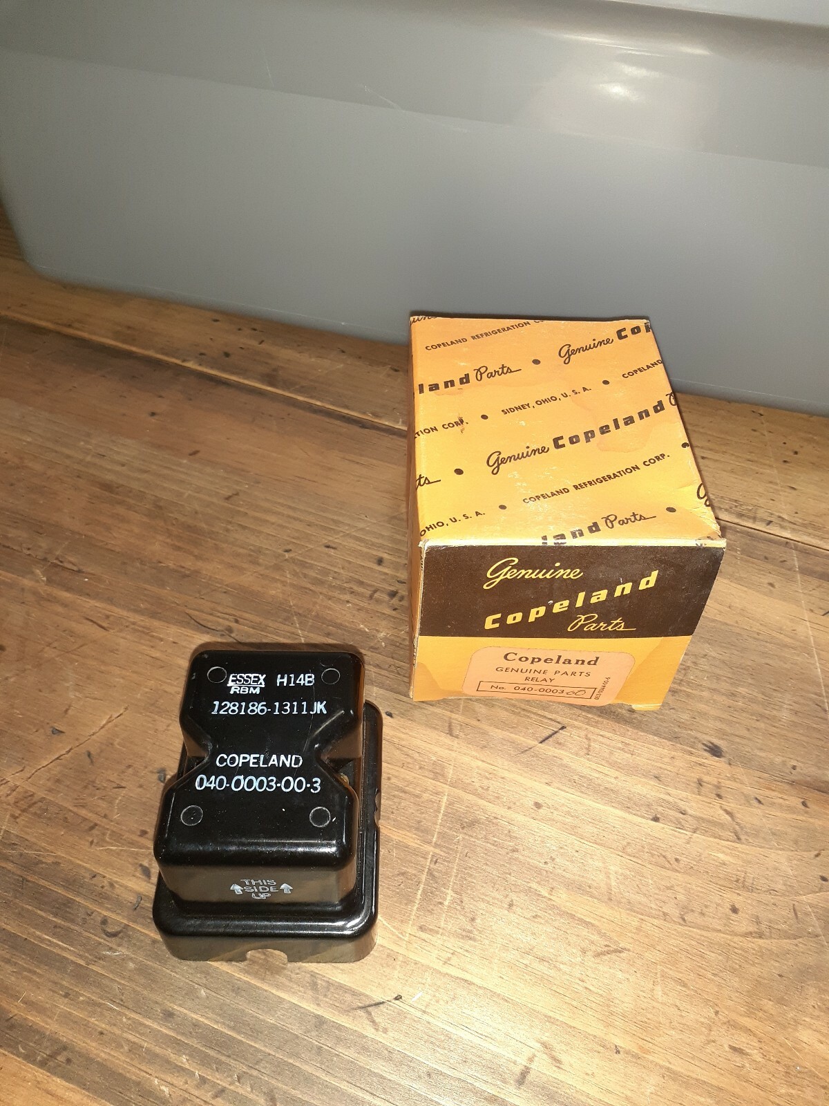 GE 3ARR3JA7J1 Copeland Relay General Electric 040-0003-00 Vintage NIB ...