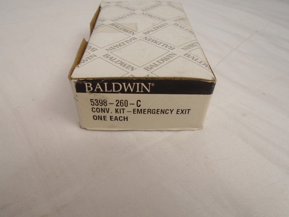 Baldwin Conversion Kit-Emergency Exit Polished Chrome 5398-260-C 691W ...