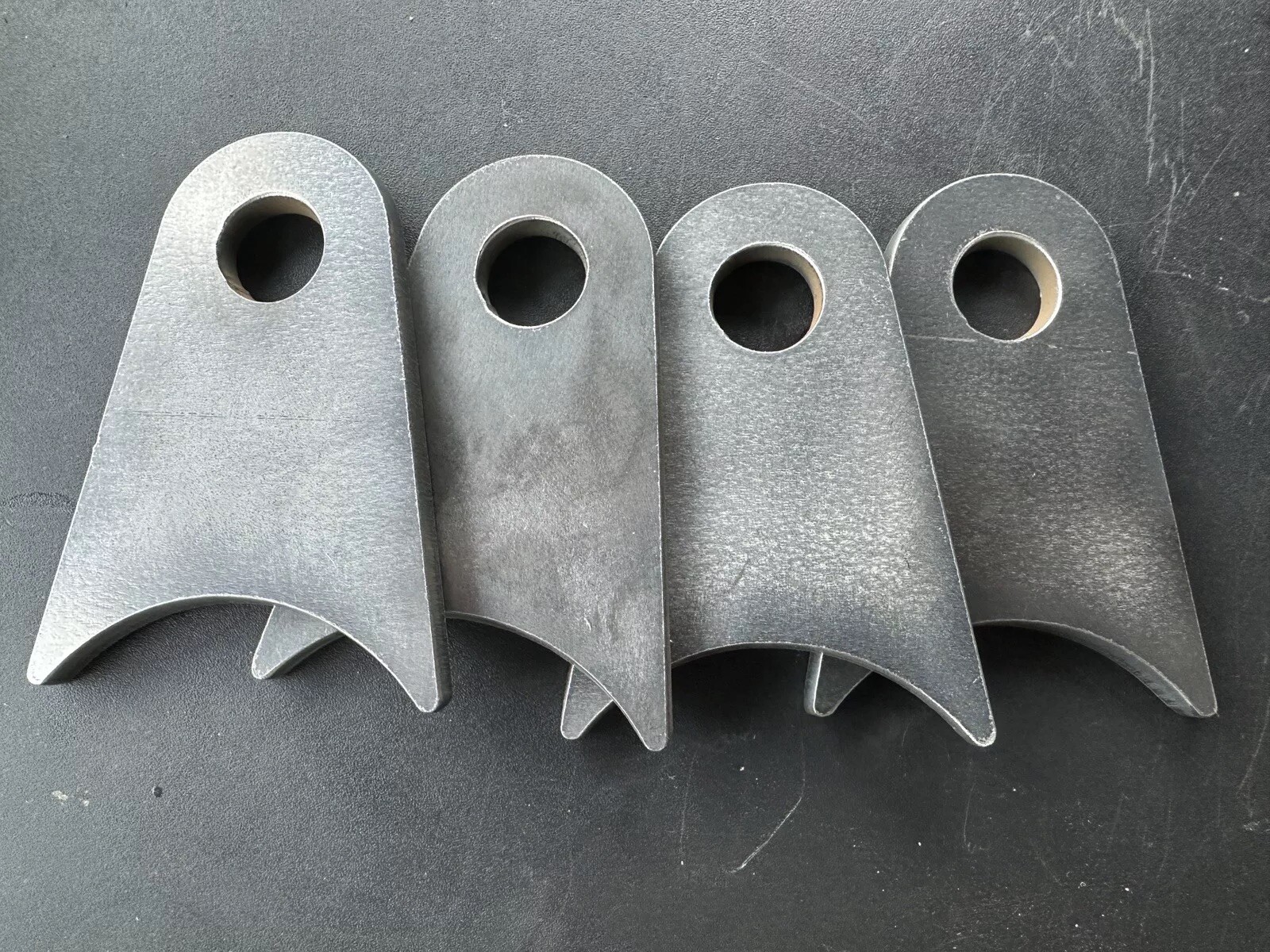 4 Link Tab Bracket, 1/4” Thick, 3/4” Hole, 2-5/8” Tall for 3” Tube ...