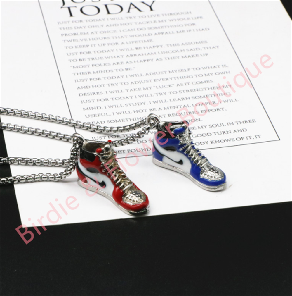 AJ1 Jordan Chain Necklace Shoes Legend Creative Fashion Hip Hop Jewelry ...