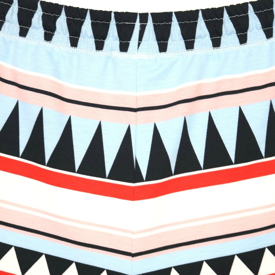 LuLaRoe Jamie Womens French Terry Shorts Size L Large Black Blue White ...