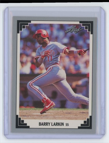 1991 Leaf Barry Larkin Baseball Card Cincinnati Reds #168 | eBay