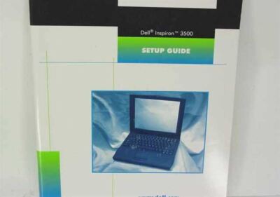 Dell Setup Guide - Inspiron 3500 Portable Computer 8233D | eBay