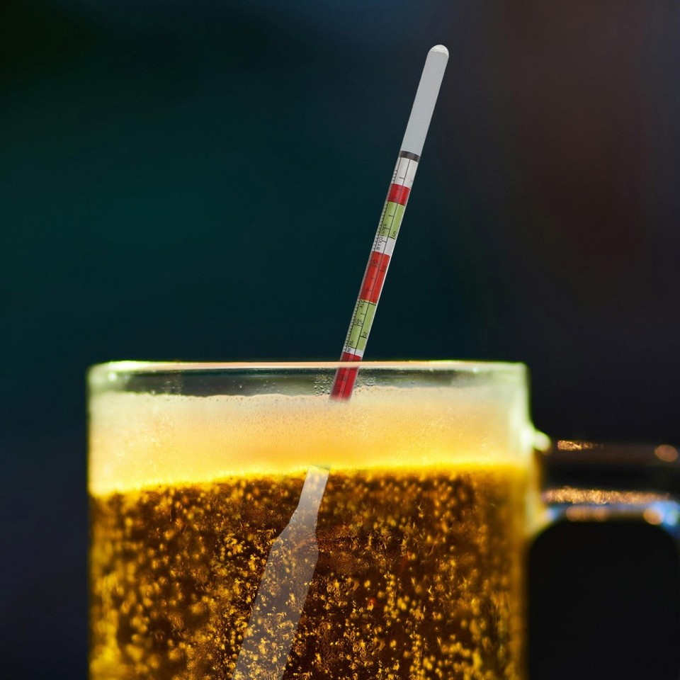 2 Count Wort Measuring Instrument Maple Syrup Hydrometer Brewing for ...