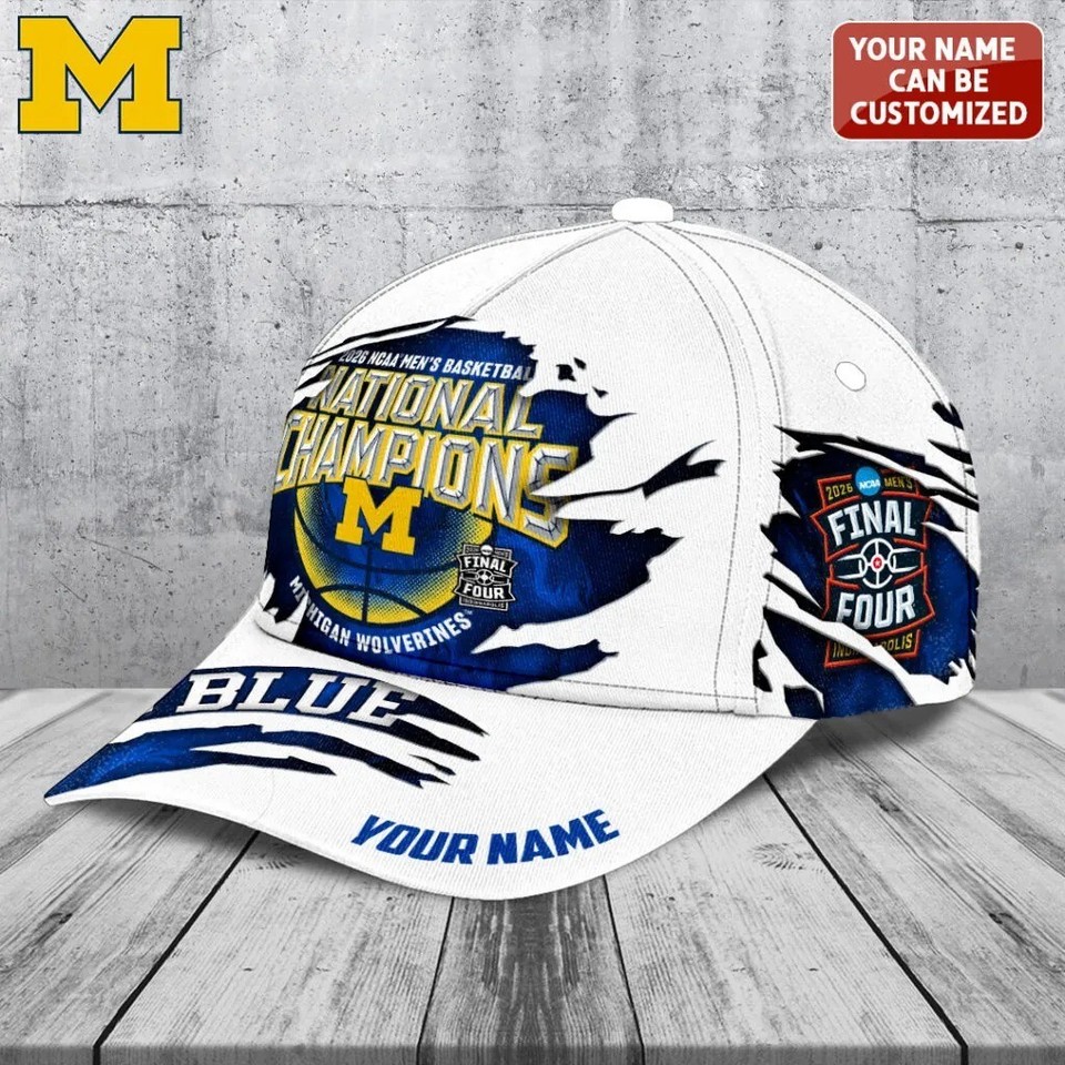 Michigan Wolverines 2026 National Champions Hat Final Four NCAA ...