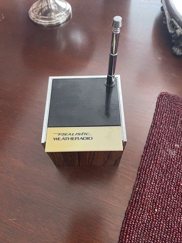 Vintage Realistic Weatheradio Cube 9V Radio Shack Weather Radio Tested ...