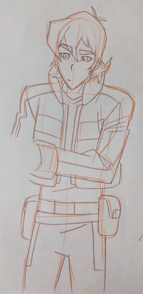 Voltron: Legendary Defender Official Animation Line Art (Keith Pidge ...