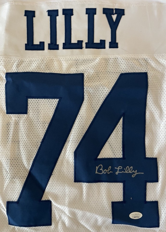 Bob Lilly Signed Custom Dallas Cowboys Jersey (JSA) | eBay