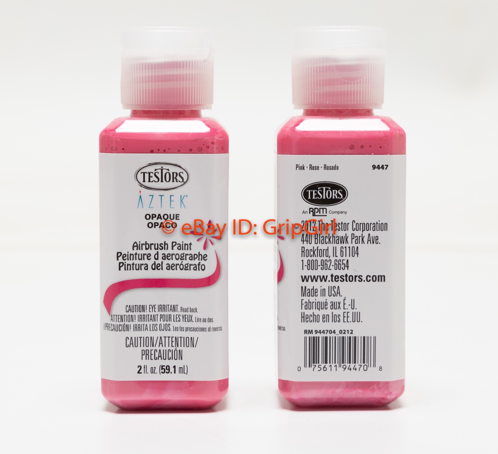 1x Bottle TESTORS AZTEK Airbrush Paint Water Based Acrylic 9447 Opaque ...