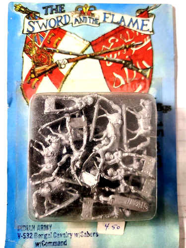 Minifigs 15mm Colonial British Indian Bengal Cavalry Swords Sabers Command v822 | eBay