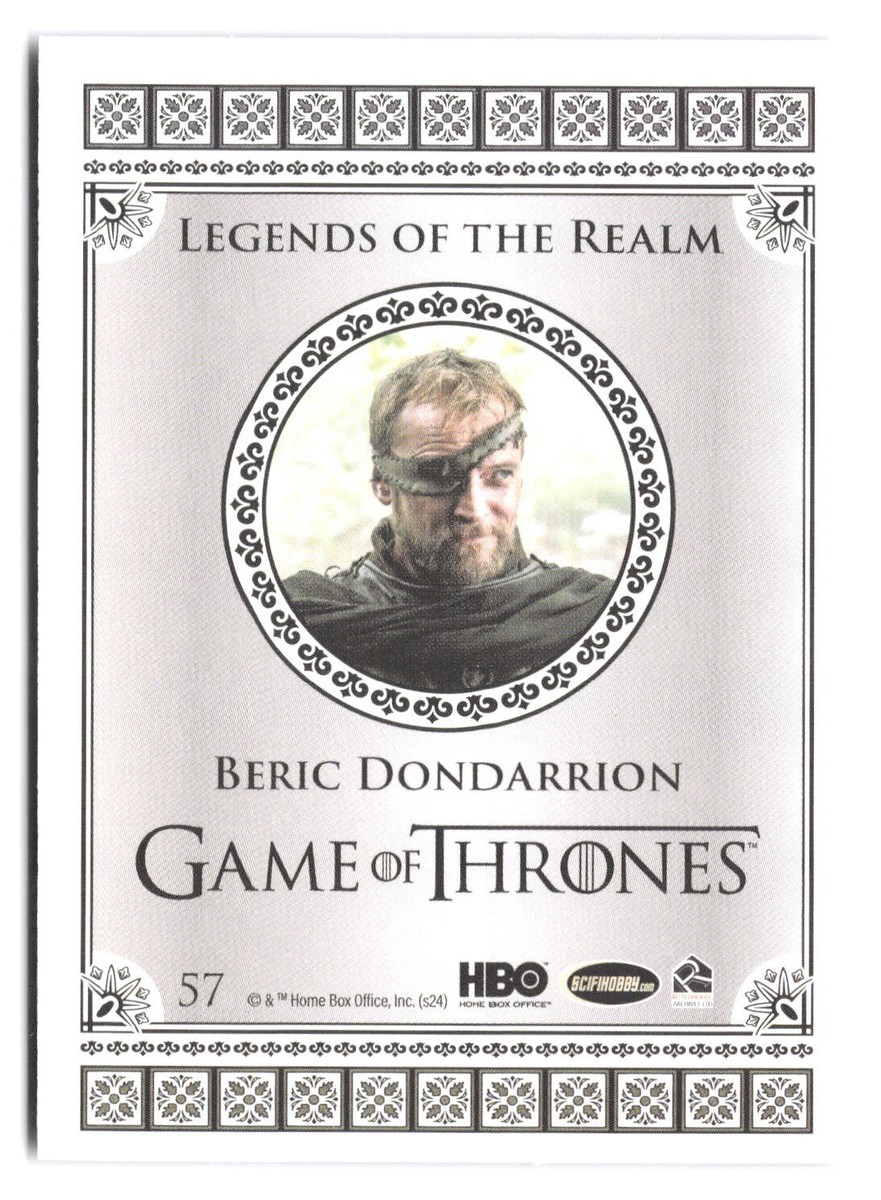Game Of Thrones Season 7 Beric Dondarrion Star Looks