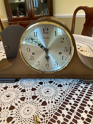 Key wound Mantle Clock Westminster Hermle 350-020 movement | eBay