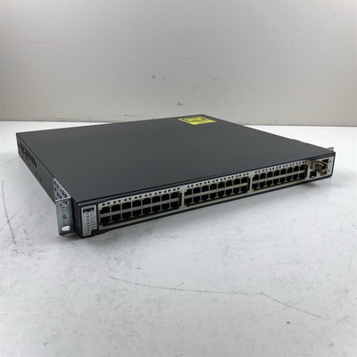 Cisco Catalyst 48 port POE-48 Ethernet Switch (WS-C3750G-48PS-S) | eBay