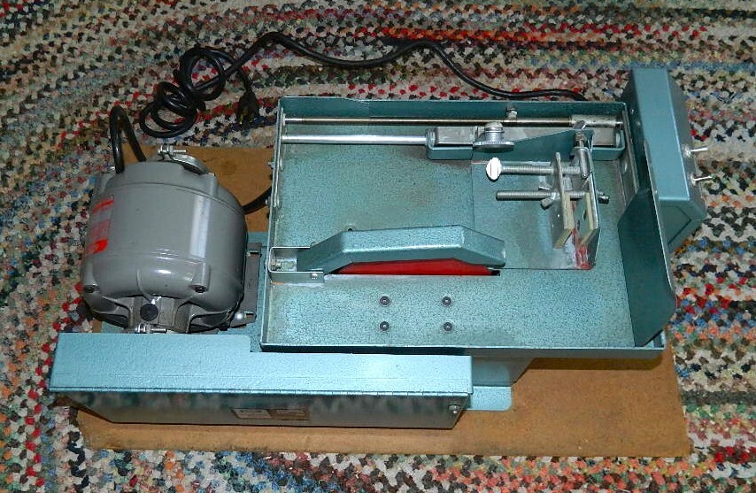 Raytech 6” Diamond Saw Type L-6S Lapidary Rock Trim Saw & Power Feed ...