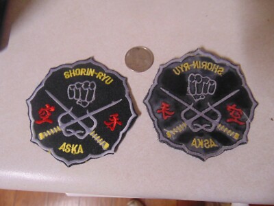 PATCH SEW ON KARATE I BELIEVE SHORIN RYU ASKA APPROX 4 INCHES | eBay
