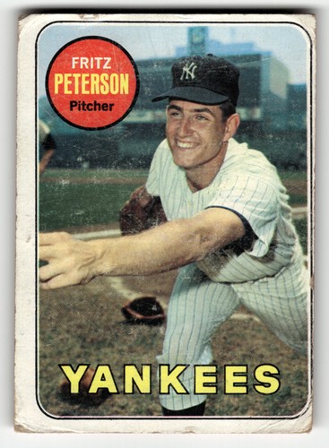 1969 Topps Fritz Peterson #46 New York Yankees LOW MID GRADE FILLER | eBay