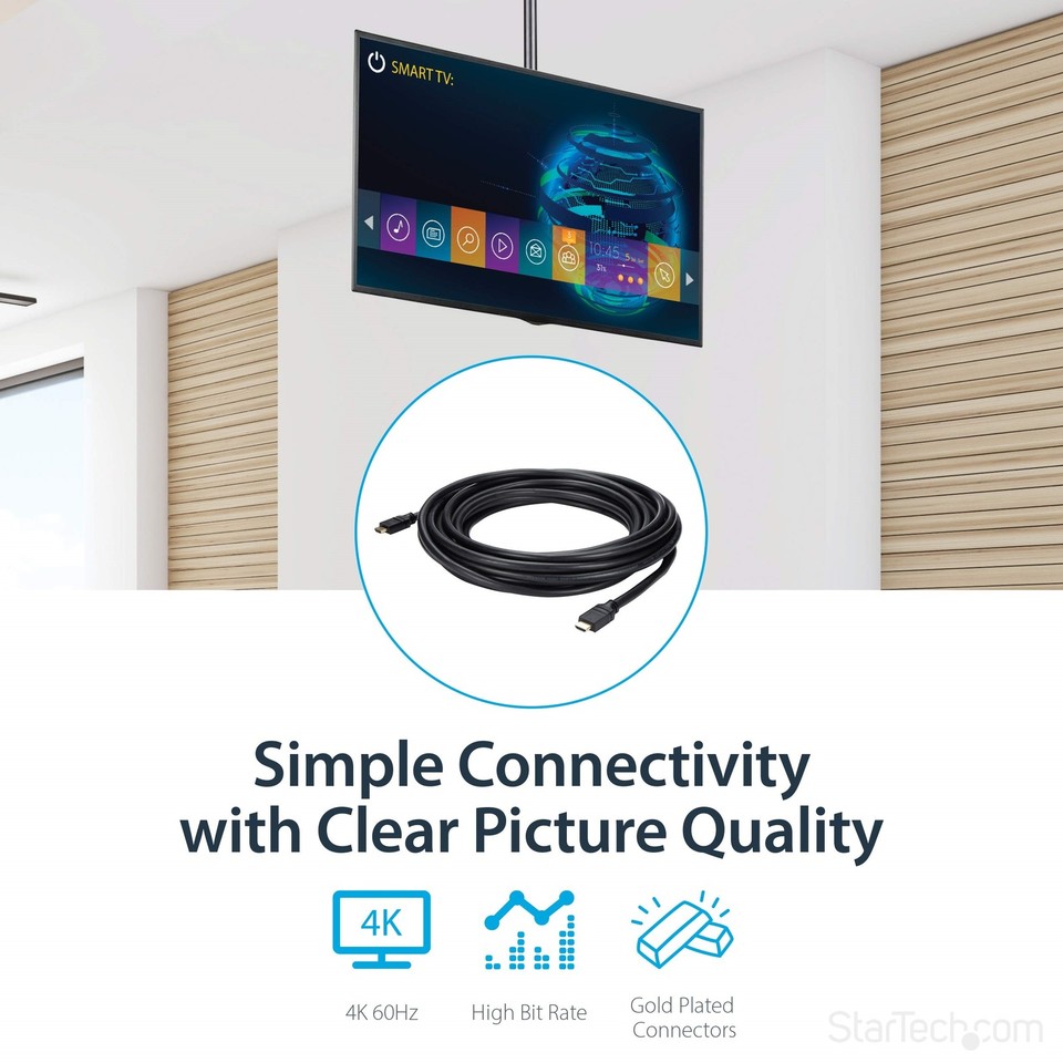 StarTech 35ft 10m Plenum-Rated High Speed HDMI Cable | eBay