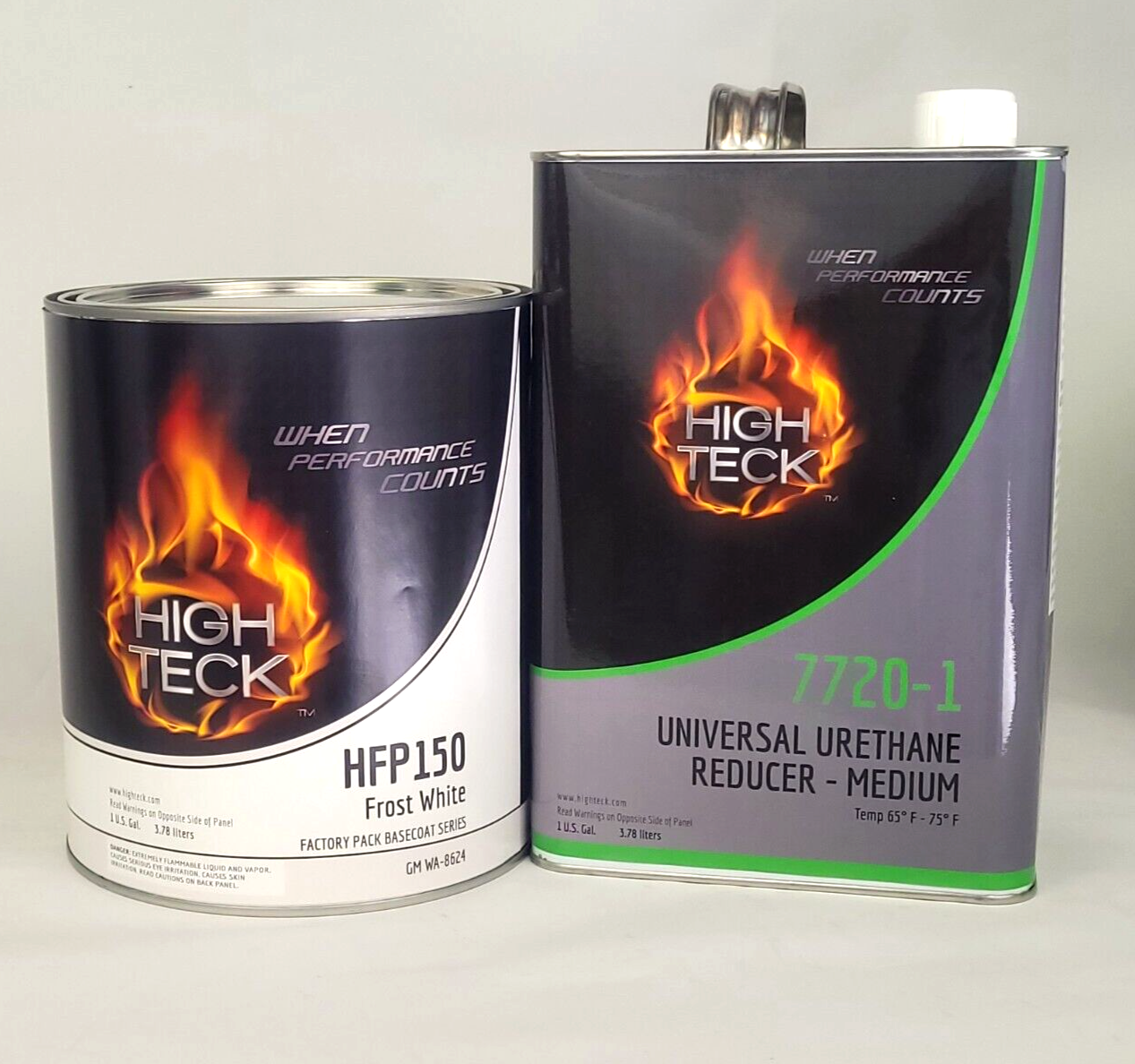 Frost White Basecoat Paint Gallon GM 8624 High Teck HFP150 & Choice of ...