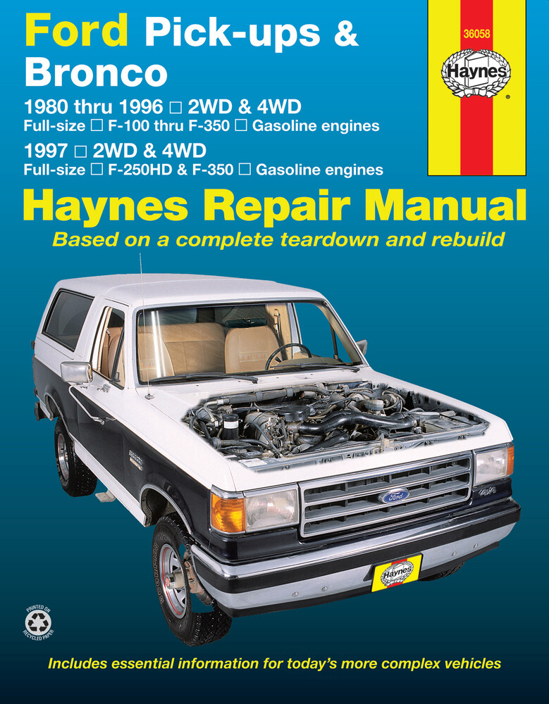 Repair Manual Haynes 36058 for sale online | eBay