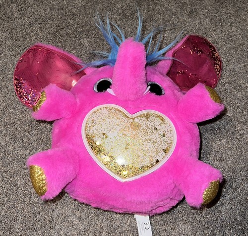 Pink Zuru Rainbocorns Surprise Elephant Plush Gold Heart Interactive ...