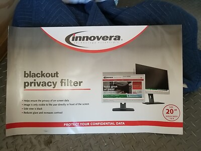Innovera IVR-BLF20W9 Blackout Privacy Filter for 20" Widescreen LCD ...