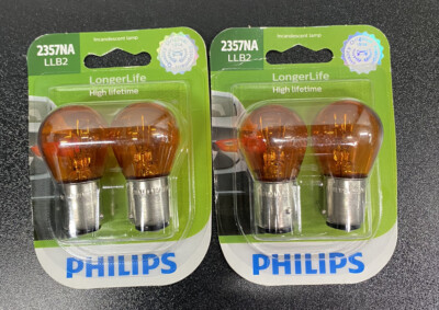2x Philips Longer Life 2357NA LLB2 (2) Incandescent Lamps 12.8/14V | eBay