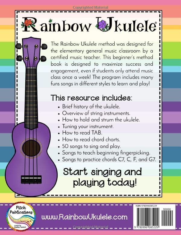 Rainbow Ukulele: Student Book: Method for teaching ukulele in the ...