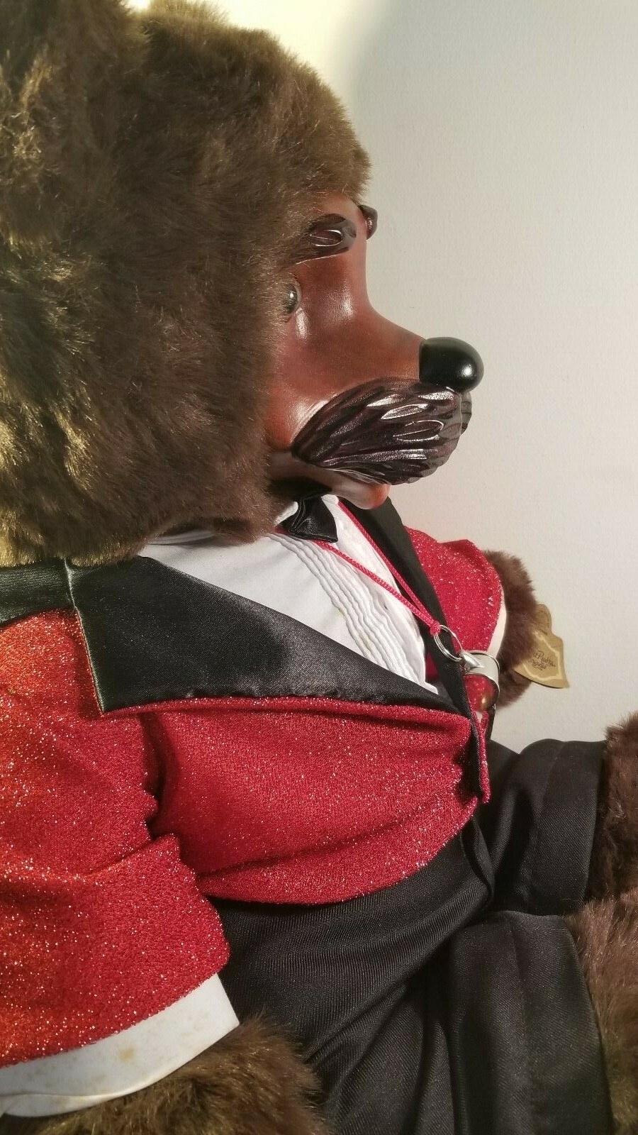 1994 ROBERT RAIKES CIRCUS COLLECTION RINGMASTER BEAR Box, Tag ...