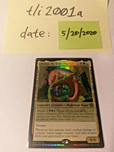 MTG Foil Otrimi, the Ever-Playful from Enhanced Evolution Commander ...